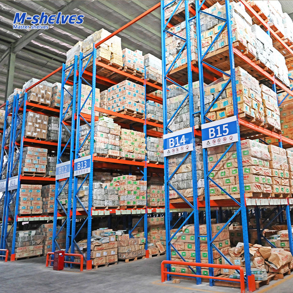 High Strength Steel Pallet Racking System Forklift Easy Access Storage ...