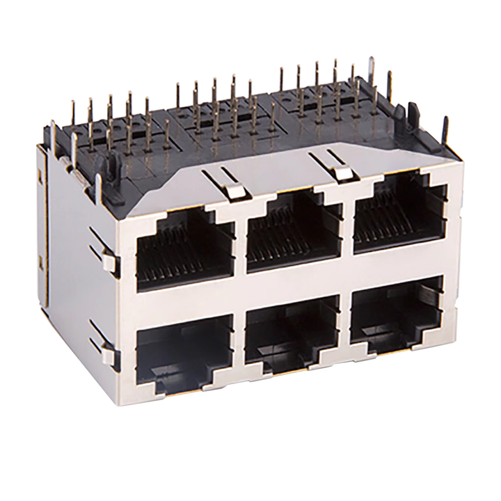 8p8c Ethernet Socketconnector Plug Jack Cat5 Cat5e Female No Isolation Spring Rj45 Ethernet