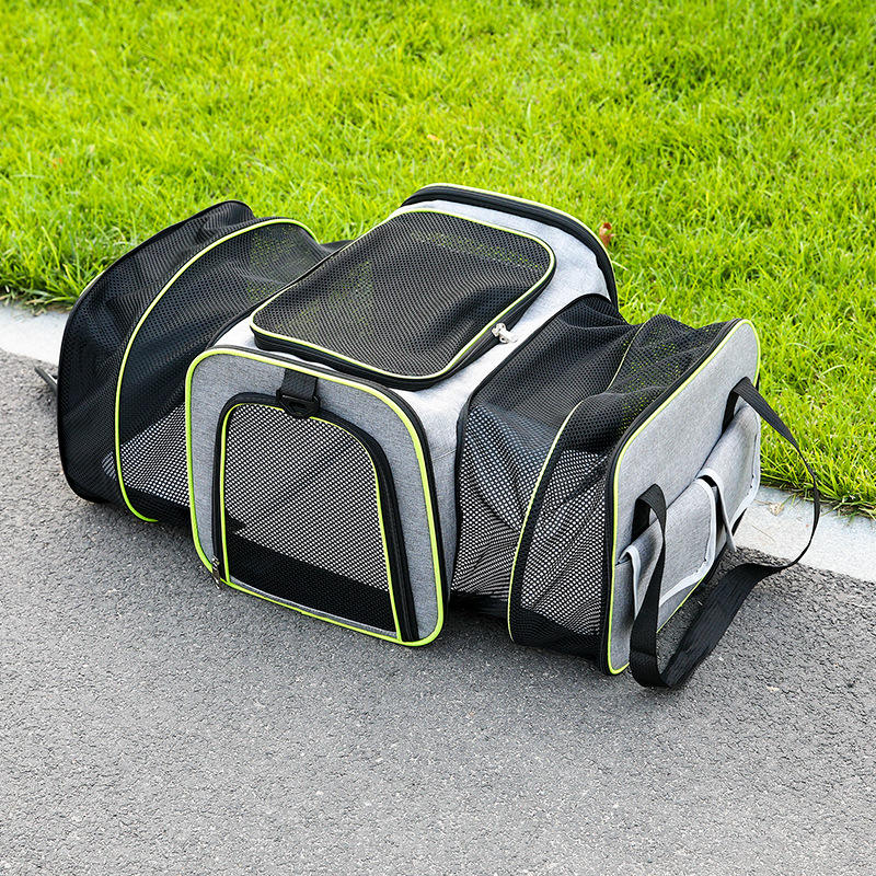 JIXIN Foldable Camouflage Pet Carrying Bag Canvas Fabric Waterproof