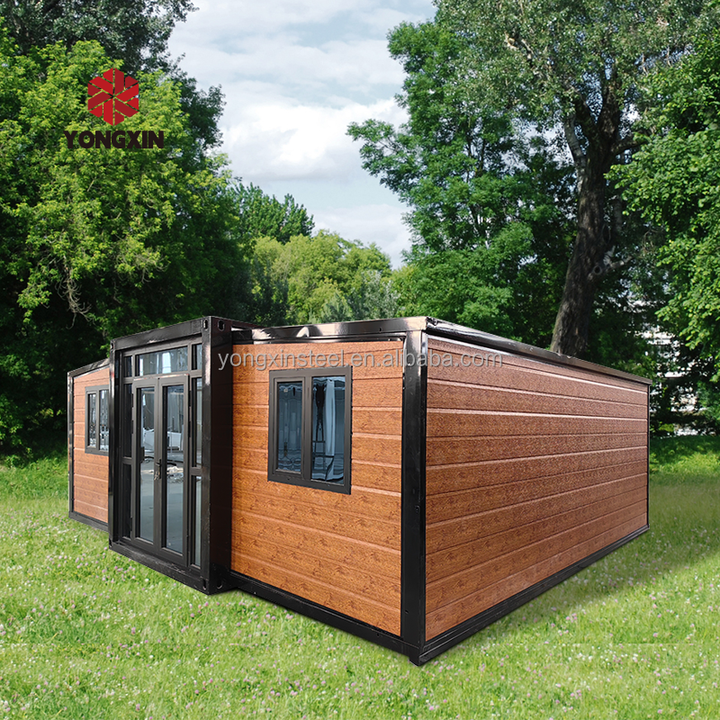 20ft 30ft 40ft prefab container homes cheap beach dampproof folding expandable module houses ...