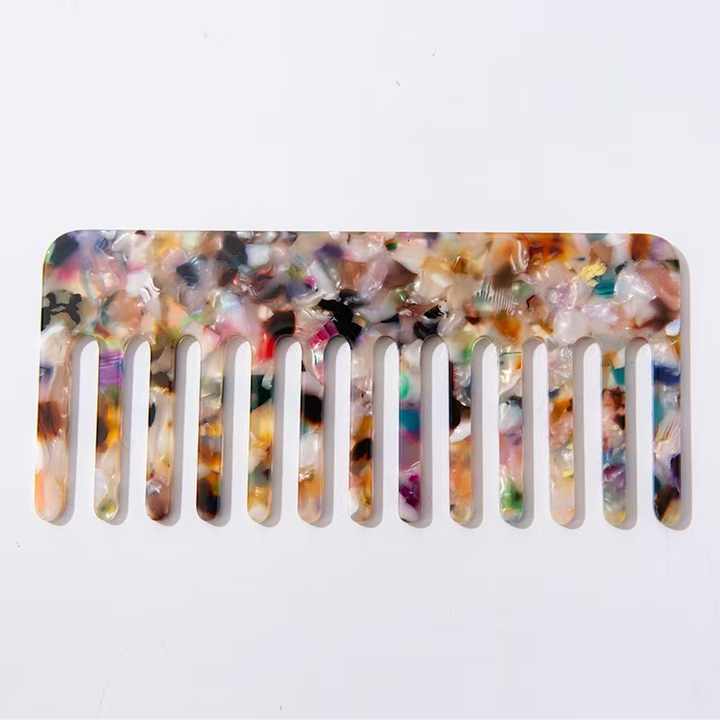 Customized Simple Square Acetate Combs for Women