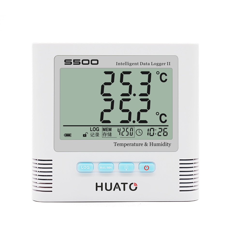 Sensores Duplos HUATO Exibir Sensores Externos Temperatura Data Logger ...