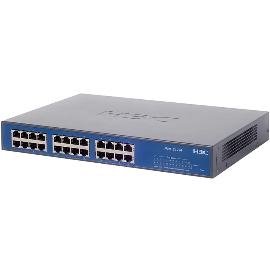 SMB-S1224V2 H3C 24-port Gigabit Access Switch Plug and Play Without ...