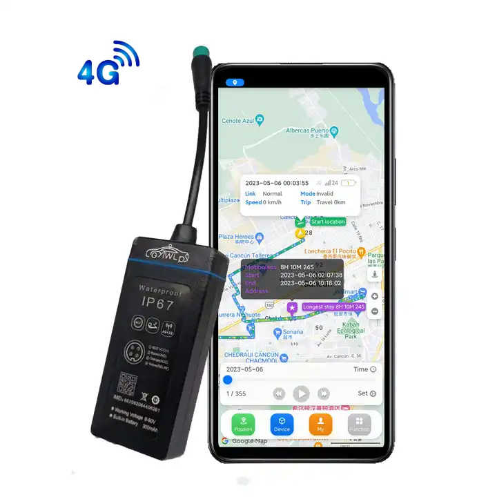 4G Waterproof Vehicle GPS Tracker No Monthly Fee GPS Vehicle Tracking Real-time Positioning Gps ...