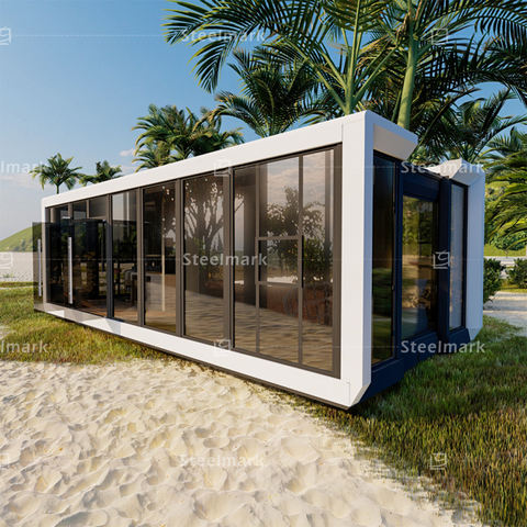 20ft 40ft modular prefab tiny homes container office portable apple ...