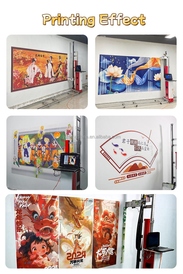 Outdoor/Indoors Movable Wall Printing Machine Automatic Art Wall ...