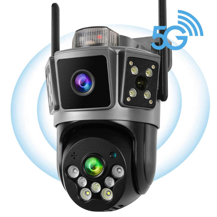 Rscamtom 6K Outdoor Waterproof 5G Wifi Camera AI Human Detection Two ...