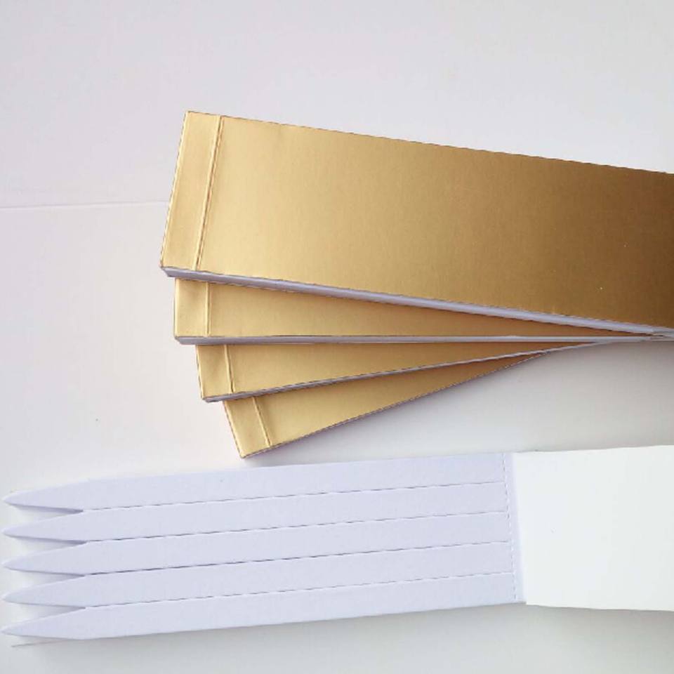 Custom White Absorbent Paper Material Brochure Printing Perfume Strips