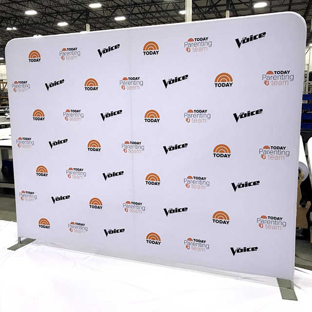 Custom Straight Foldable Trade Show Backdrop Banner Stand