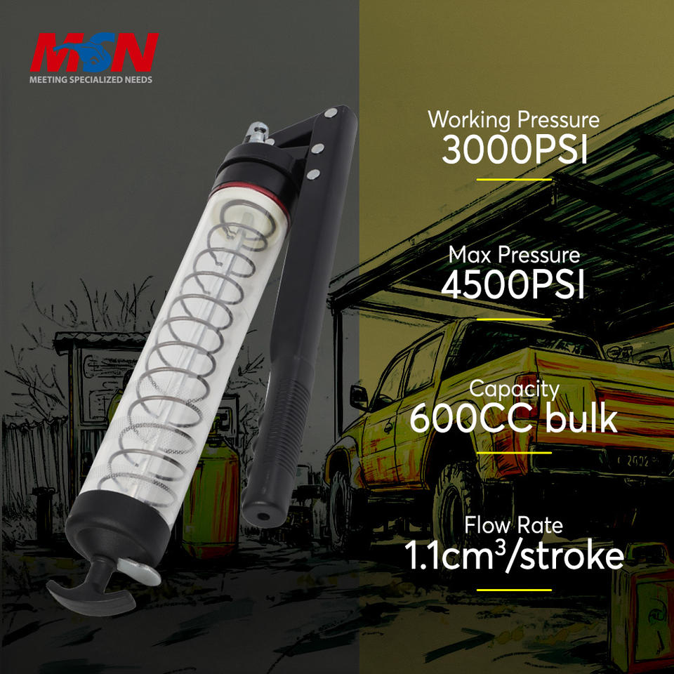 Grease Gun, Manual Grease gun , apply lubricating grease (a thick, semi ...