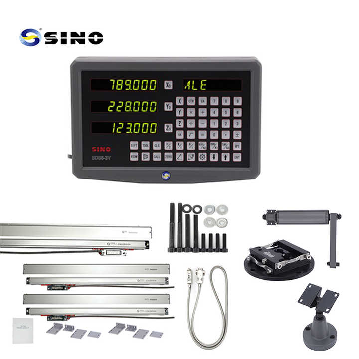 SINO SDS6-3V Magnetic Linear Scale Dro With Magnetic Encoders Digital Readout System For Milling ...