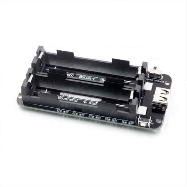 Dual 18650 Lithium Battery Shield V8 3V1A 5V 3A Micro USB Power Bank ...