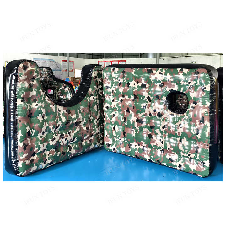 Cheap Camouflage Paintball Bunker Inflatable Wall Bunker Inflatable ...
