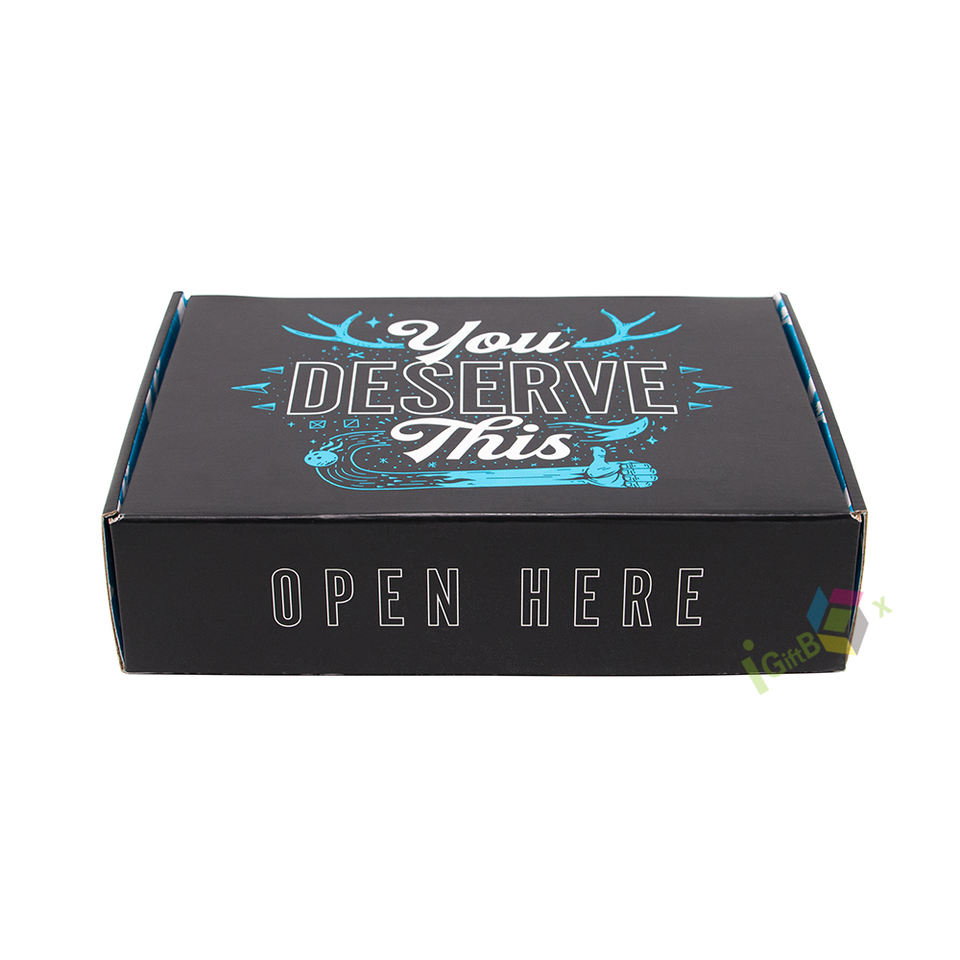 Luxury Custom Printed Logo Recycled Corrugated Cardboard Rigid Boxes ...