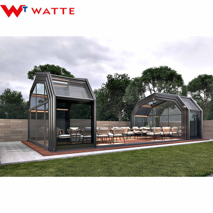 Outdoor Polygon Sun Room Greenhouse Enclosures by WATTE
