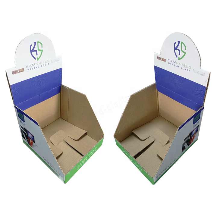 Foldable Cardboard Counter Top Display Custom Easy Assembly CDU ...