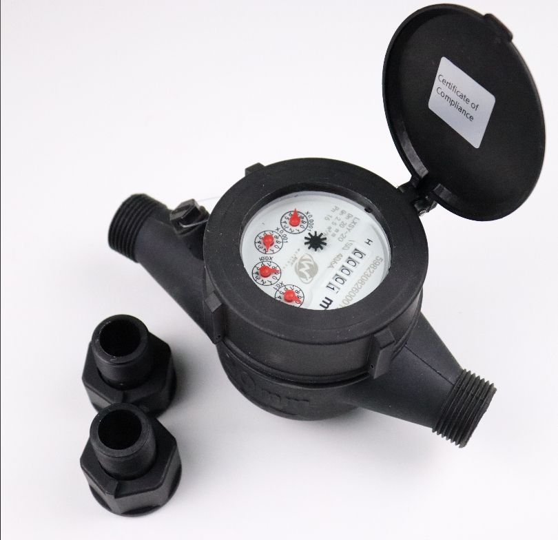 Multi Jet Dry Dial Water Meter Price Mechanism 15mm