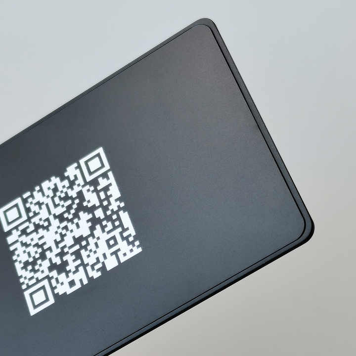 CKTRFID Metal Black Smart Business Matte NFC Card RFID