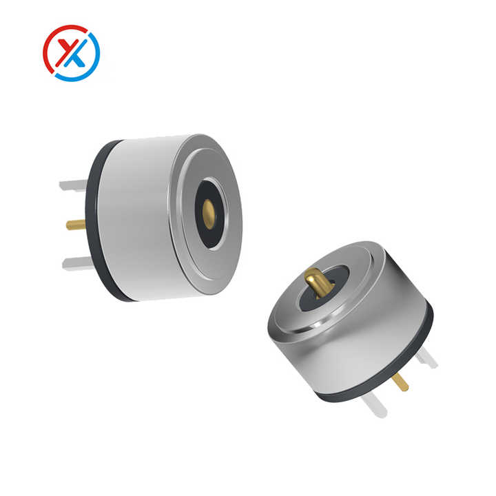 24V Magnetic Charging Connector with 2 Pin Gold Plated Pogo Pin - OEM