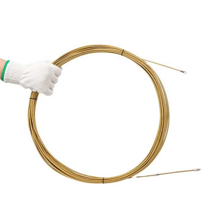 15M Full Spring Steel Fish Tape 4MM Electric Wire Guide Device Through Wall Wire Puller for Wire ...