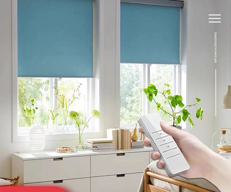 High Quality Motorized Roller Blinds Custom Size Electric Roller Blinds ...