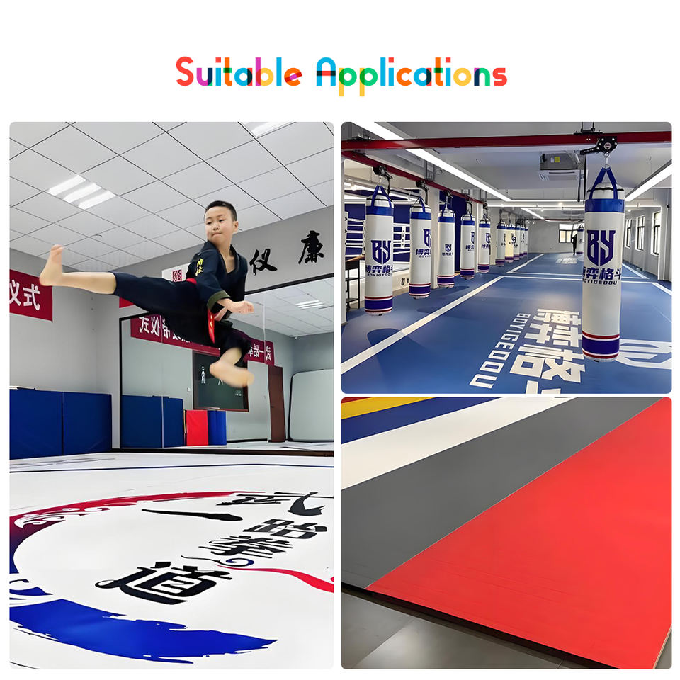 40mm Thick Anti-Static PU Material Non-Slip MMA Rollout Mat Protective ...