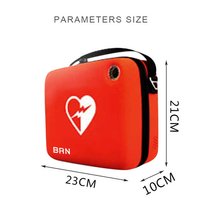 Travel Rescue Defibrillator Box AED Medical Bag Responder Storage ...