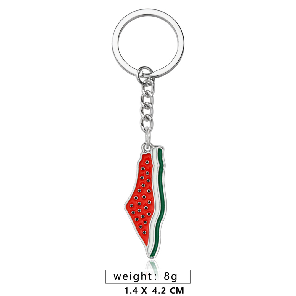 Custom Palestinian Key Chain - Handmade Metal Keyring with Peace Symbol ...