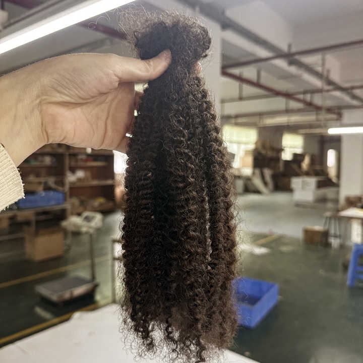 4C Curly Hair Bulk - Afro Kinky Human Hair Extensions