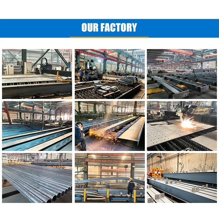 Prefab Warehouse Steel Structure Building Large Span Light Weight Steel ...