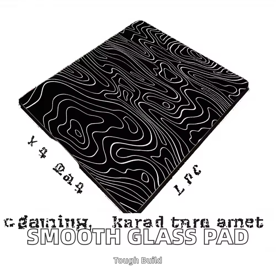 Perfect Cursor Accuracy Glass Mouse Pad High Grade Glass Ensures Pixel ...