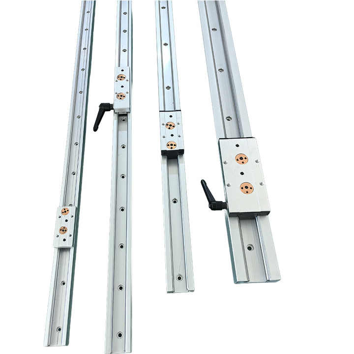 Custom Rail Bearings System Linear Guide Rail Double Axis Linear Guide ...