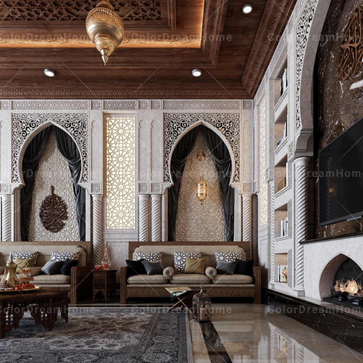 Luxury Moroccan Majlis Sofa Antique Saudi Arabia Majlis Classic Style ...