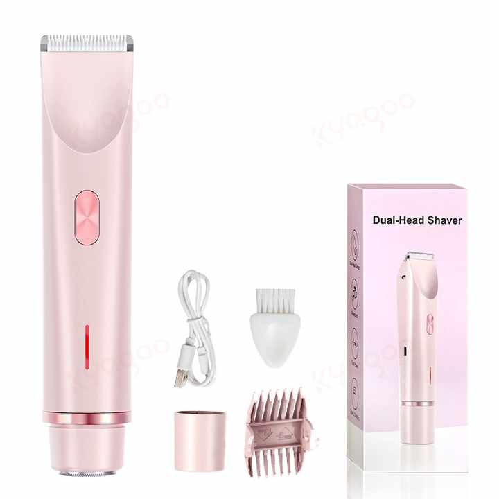 Cordless Body Shaver Waterproof &Easy Cleaning Women Bikini Trimmer ...