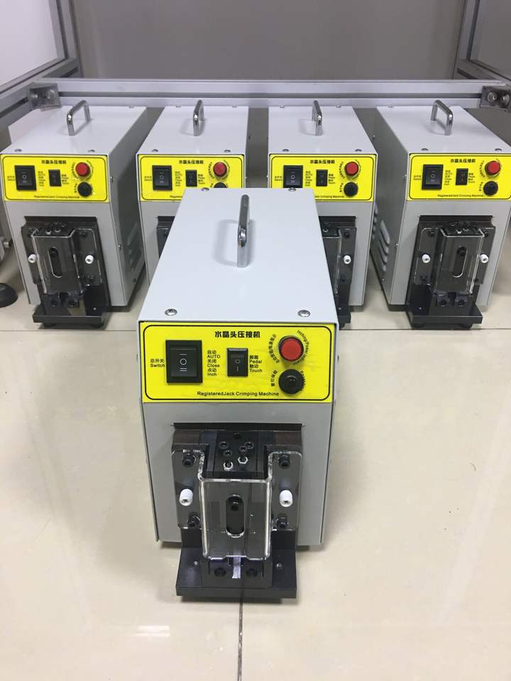 Rj45 Connector Cable Crimping Machine for CAT5 CAT6 Cable Connectors ...