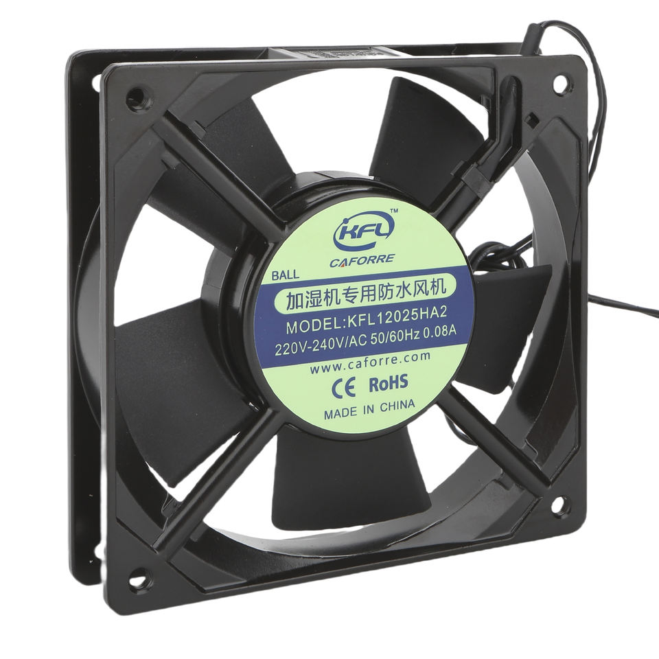 Waterproof IP68 120x120x25mm AC Axial Fan 220V Industrial Cooling Fan ...