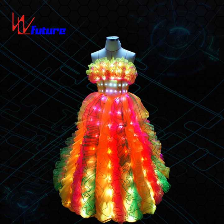 LED Lights Prom Dress - Glowing Strapless Gowns for Sale