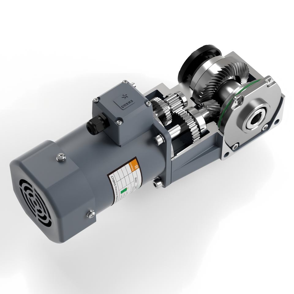 CHBNS High Precision AC Gear Motor 90W 90mm 110V 220V Right Angle ...
