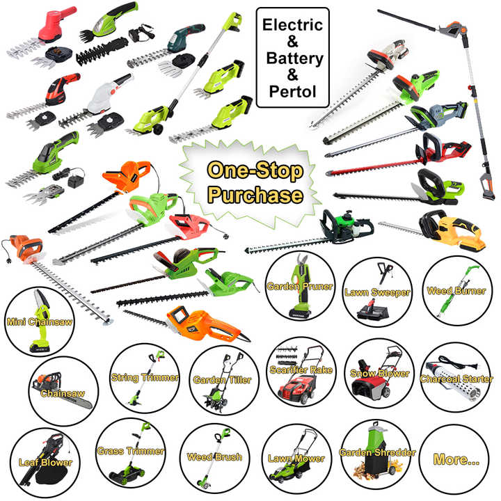 Vertak 18V Cordless Long Reach Hedge Cutter - Efficient & Durable