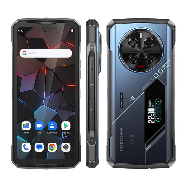 DOOGEE V40 PRO 5G 견고한 전화 200MP 카메라 16GB + 512GB NFC IP68 대용량 배터리 스마트 폰