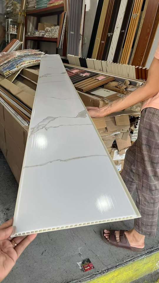 Modern Design PVC Ceiling Wall Panels Fireproof Waterproof Moisture ...