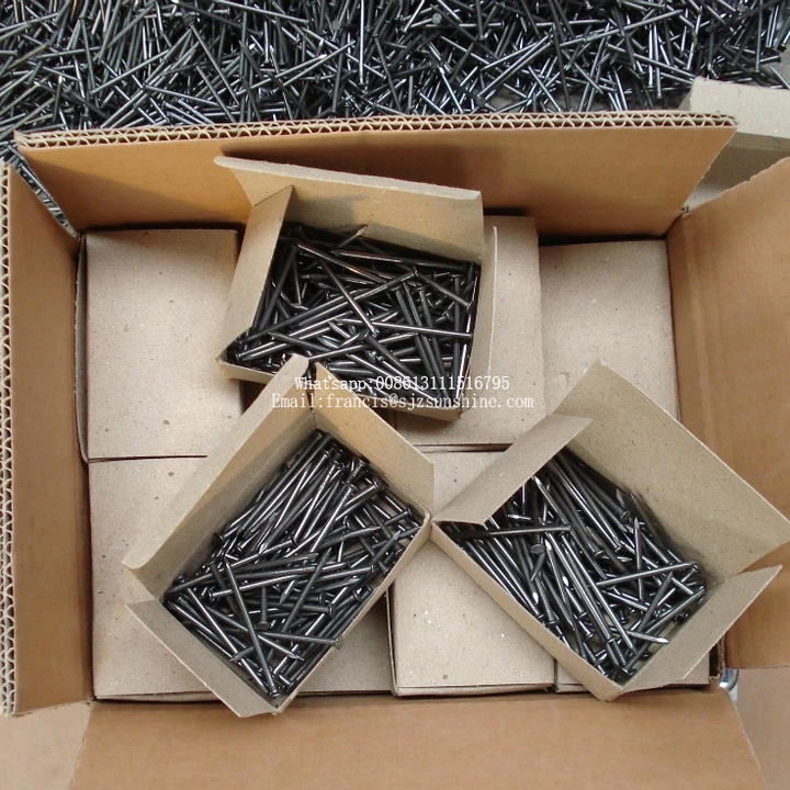 1 Kg per Box 25kgs per Carton Bright Polished Iron Wire Nails