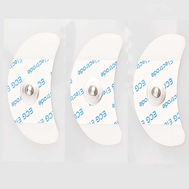 Disposable ECG Electrode Monitor Sensor Cardio Graph Pad Solid Gel ...