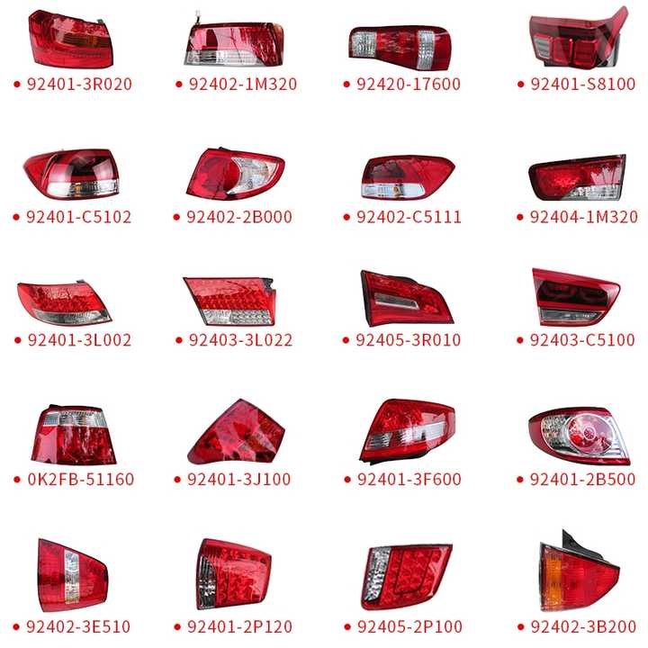 China Supplier High Quality Tail Lamp Assy Suitable for Hyundai Kia Led ...