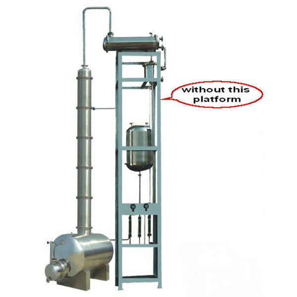 Distill 95% Alcohol Methanol Ethanol with Aow's Fractionator Tower