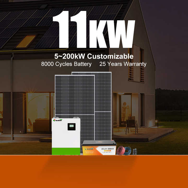 610W TOPCon Solar Panels 11kW Off-Grid Solar Power System for Extreme ...