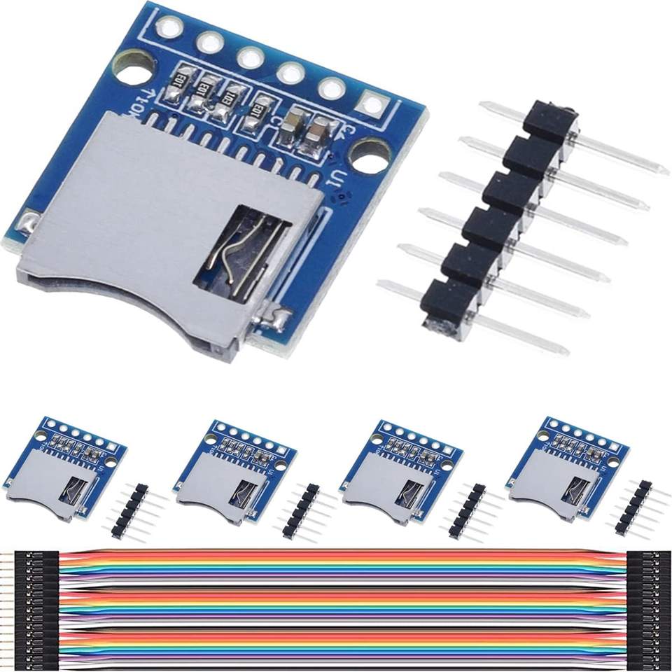 Card Module Mini TF Card Reader Adapter Memory Expansion Module SD Card ...