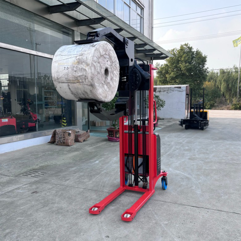 Paper Roll Loading Machine Lifter 500 Kgs 2.5m Semi Electric Roll ...