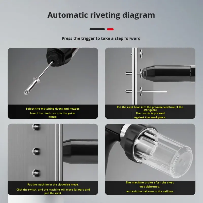 Taiwan Jinli Shi Air Pressure Rivet Machine Pull Rivet Aluminum Core ...