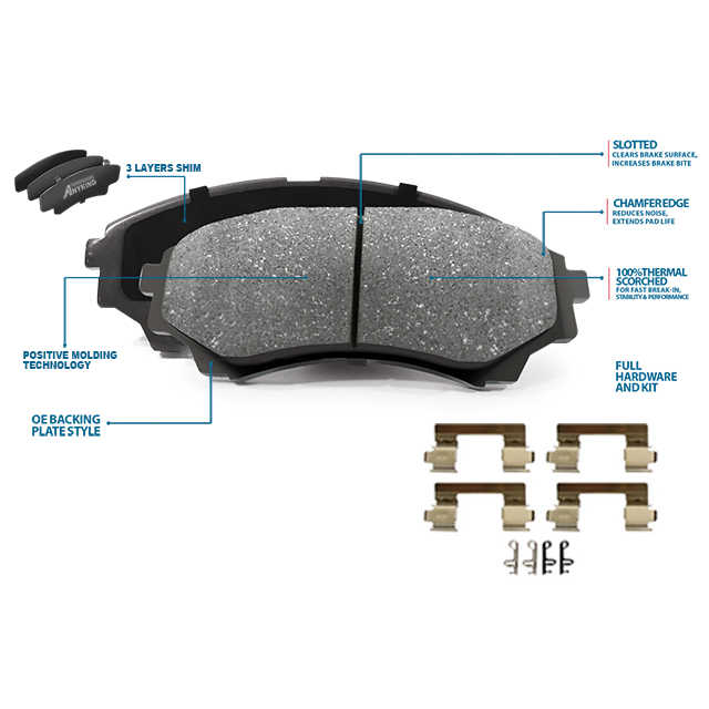 D602-7482 Front Brake Pads for Mitsubishi Colt/Galant/Lancer/Mirage ...